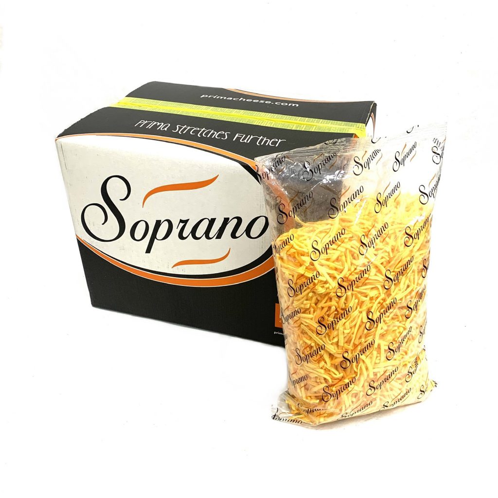 Soprano Red Cheddar 6x2kg – M.A. Brother Cash & Carry