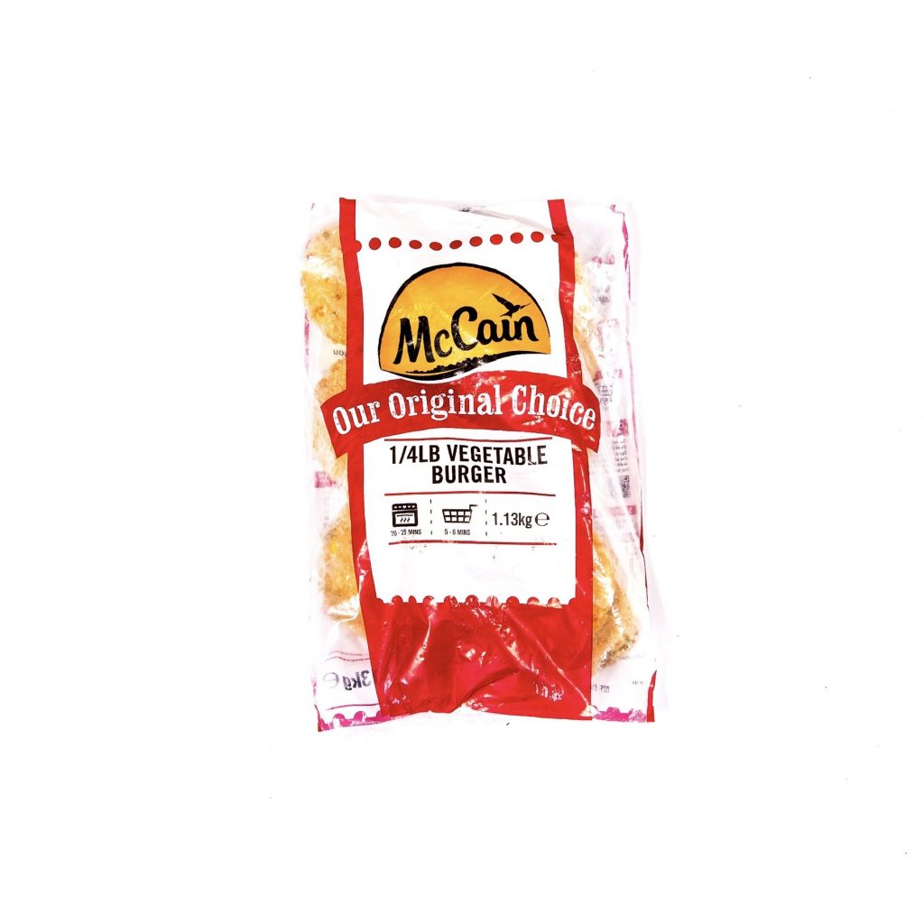 McCain Veggie Burgers 1.13kg – M.A. Brother Cash & Carry