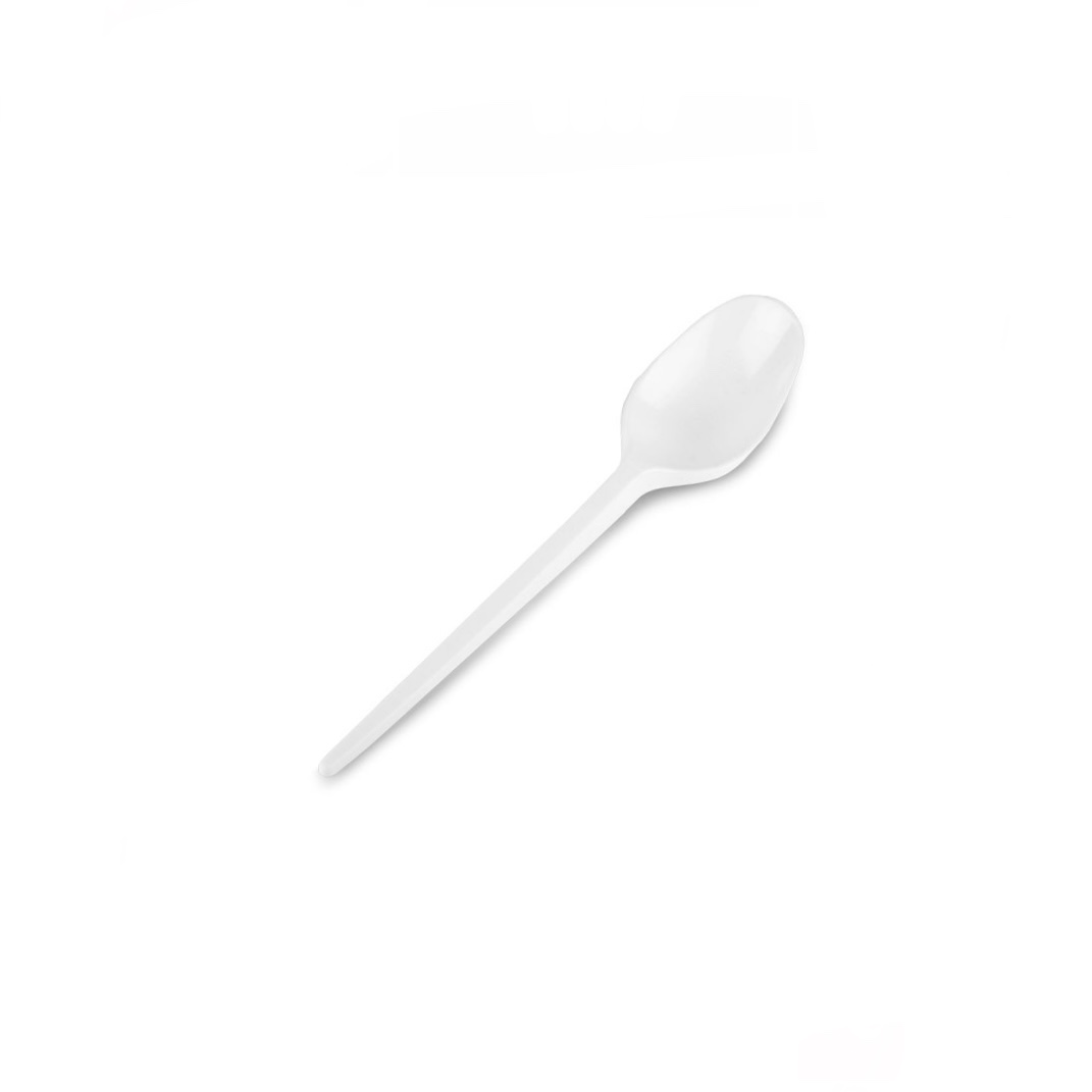 White Plastic Spoons x100 – M.A. Brother Cash & Carry